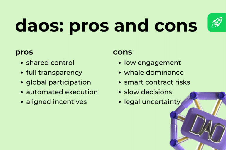What are Decentralized Autonomous Organizations (DAO)? The Pros, Cons ...
