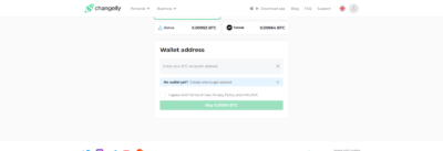 How to Buy Crypto on Changelly via Topper by Uphold